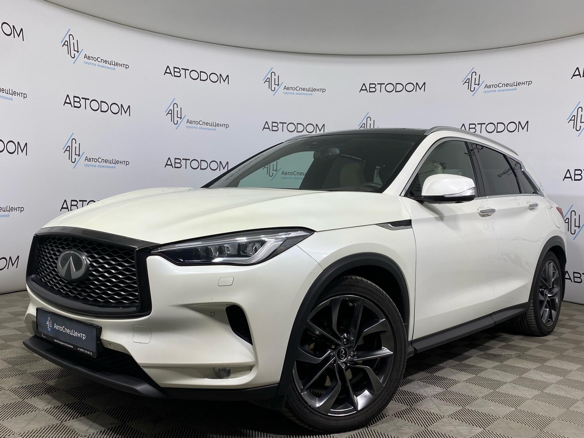 Купить Infiniti QX50 2019, 2.0 CVT 4WD (249 л.с.) Белый с пробегом 117525 км / 68888278 по цене ...